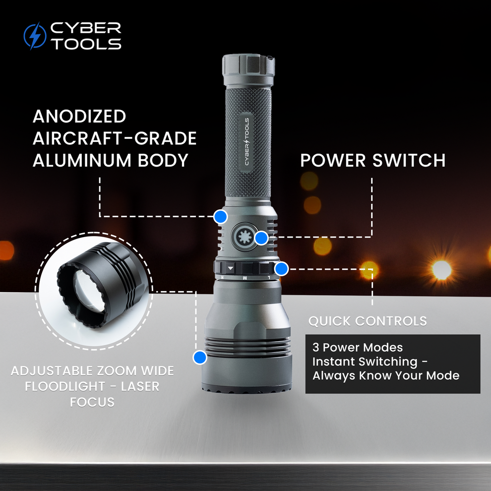 Survival Flashlight – Cyber Power Tools